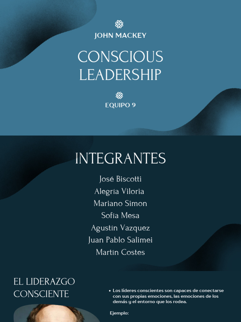 Liderazgo Consciente: Ejemplos y Claves | PDF
