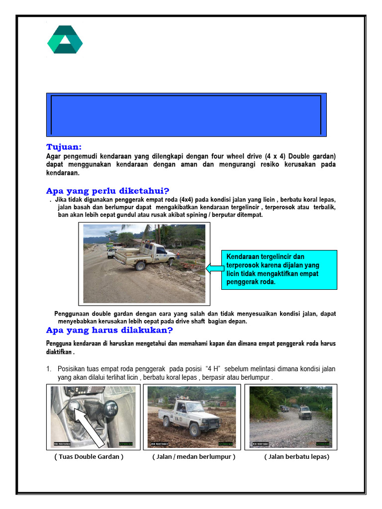 BMR-16 Penggunaan Dobel Gardan | PDF