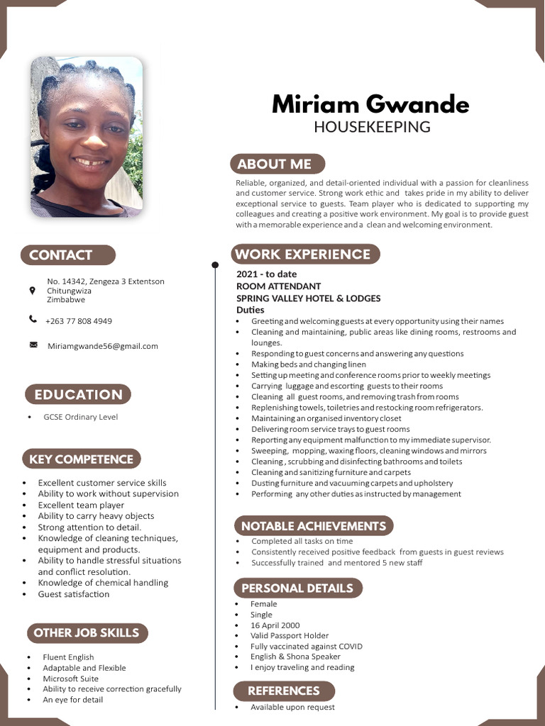 Miriam Gwande Resume-1 | PDF