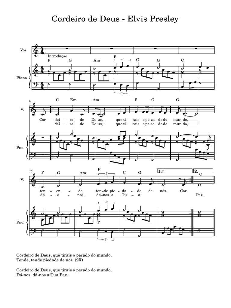 Cordeiro - Elvis | PDF