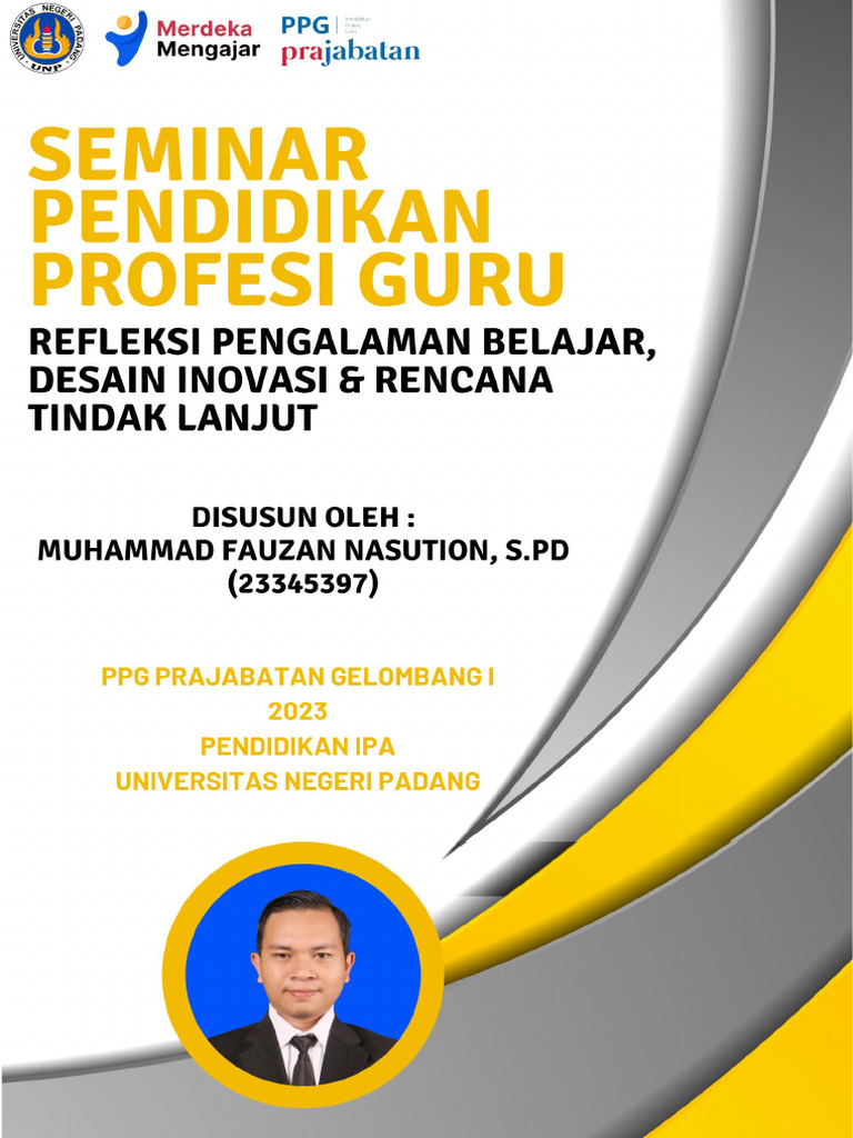 LAPORAN SEMINAR PPG FAUZAN | PDF