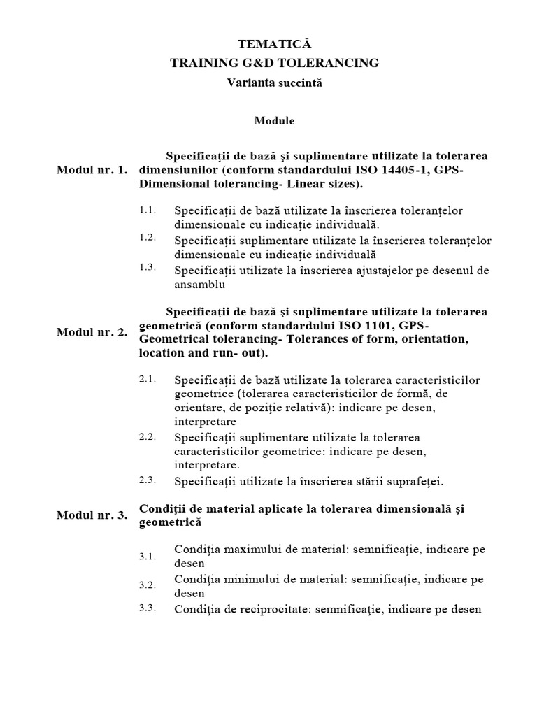 Training GD&T | PDF