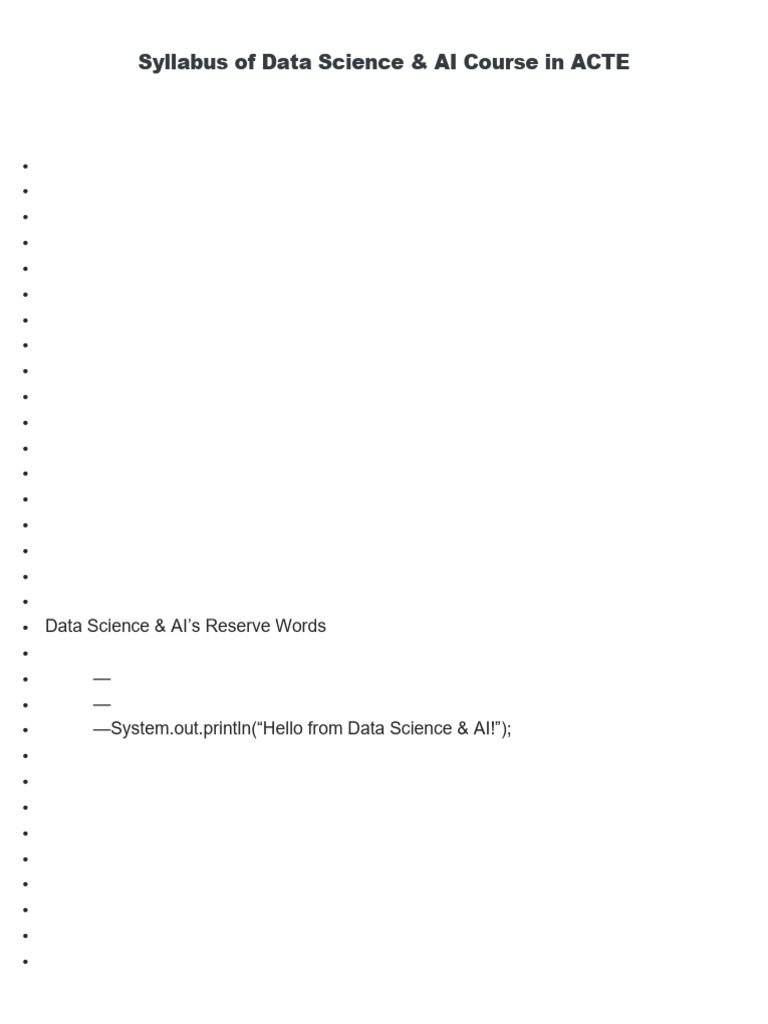 Datascience With Ai | PDF