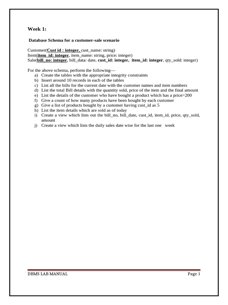 Dbms Lab Manual R20 Modified Pdf