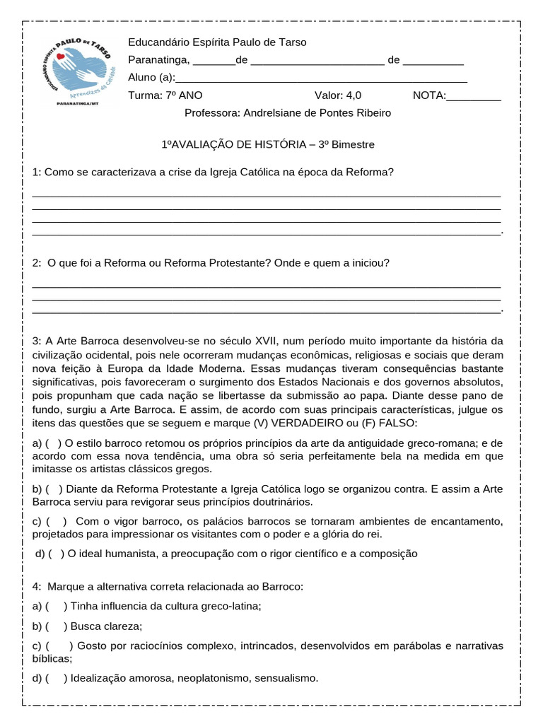 HISTORI 3 ° b 7 ano | PDF