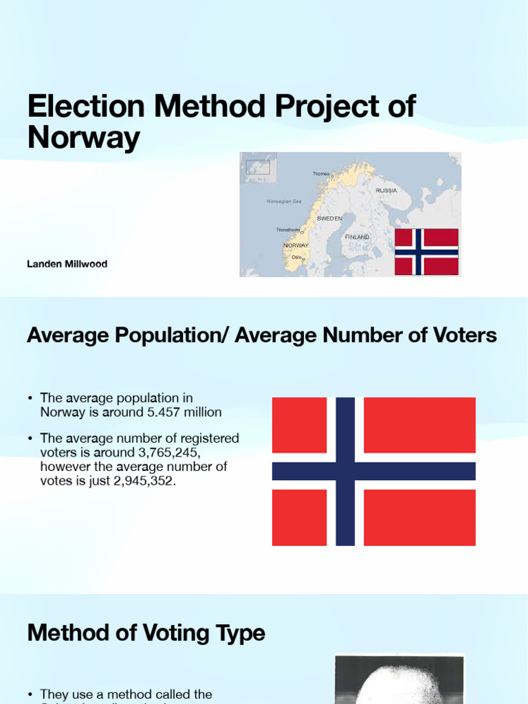 Norway's Election Method and Government | PDF | Norway | Government