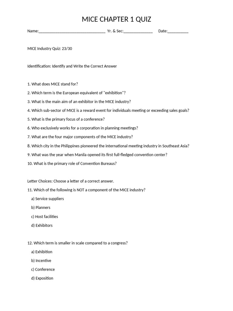 Chapter 1 Reviewer | PDF