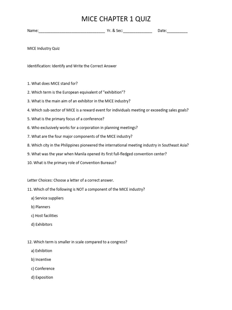 Chapter 1 Reviewer | PDF