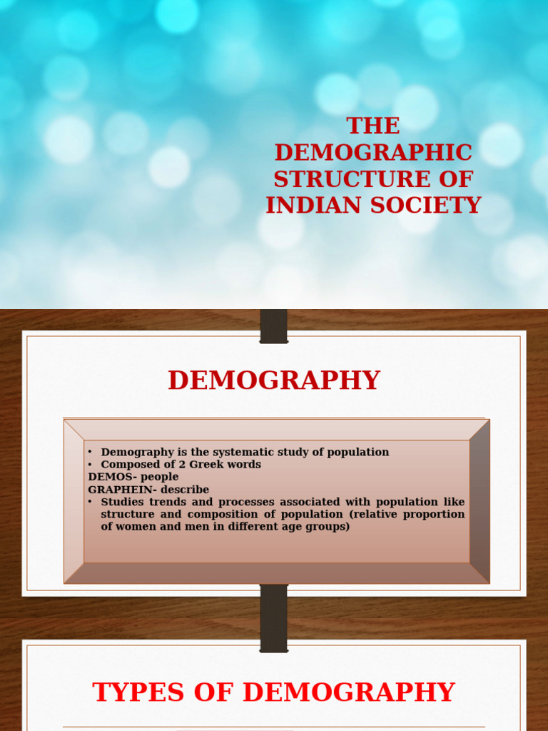 Demographic Structure | PDF