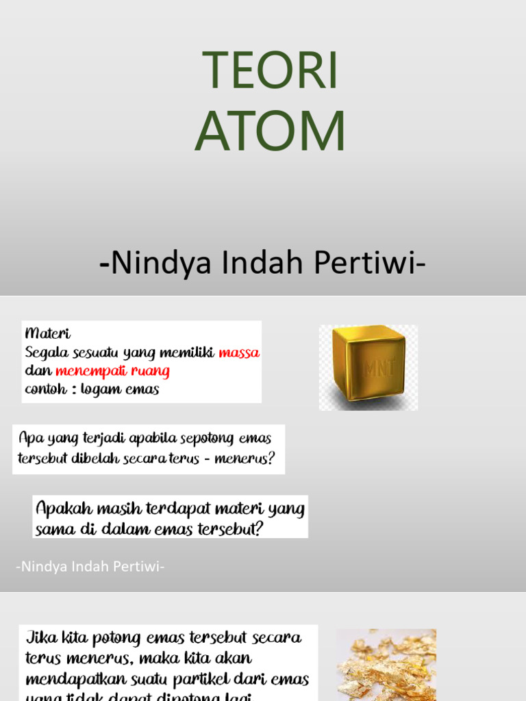 Teori Atom Pdf Pdf