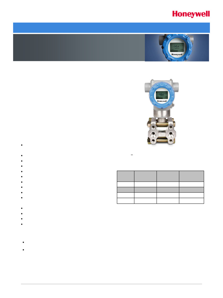 HONEYWELL - 700 - SERIES-hps-34-st-03-101 | PDF