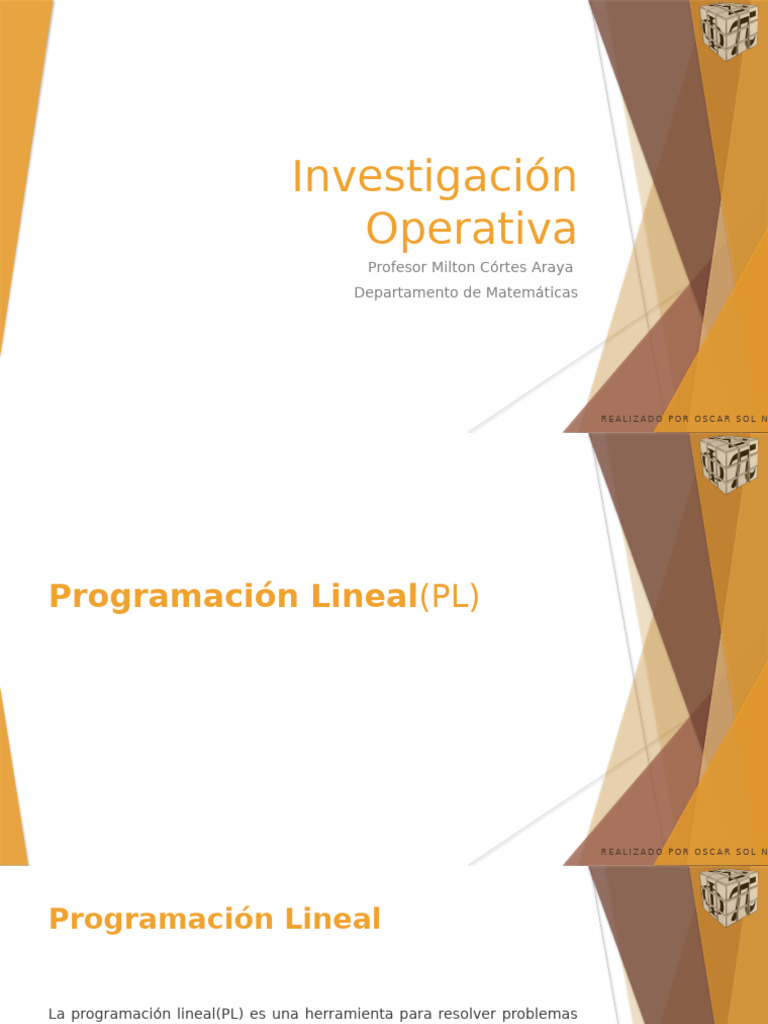 Investigación Operativa | PDF