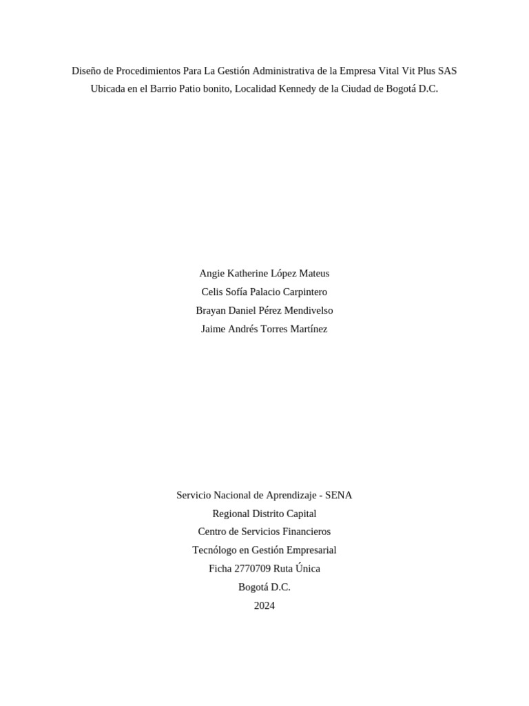 Proyecto Formativo! | PDF