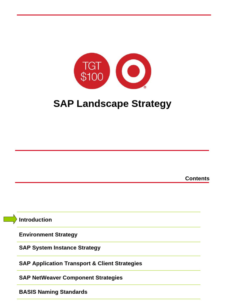 SAP Landscape Design - v20 | PDF