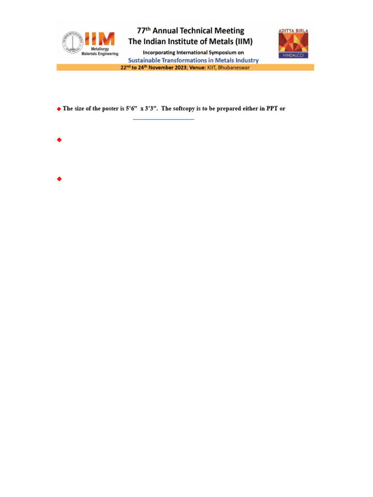 Tentative Poster Presentation Programme 1 | PDF