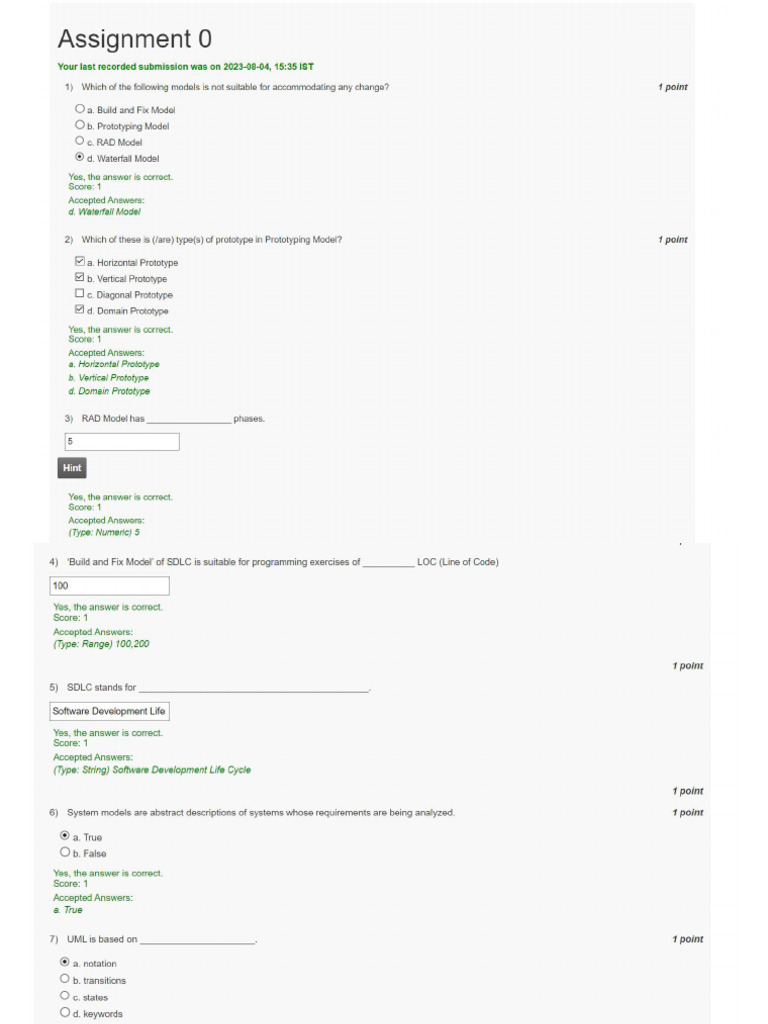 Assignments Week 0 To Week 12 HCI | PDF