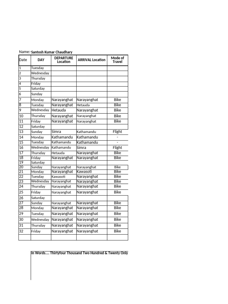 Shrawan Exp 2081 | PDF