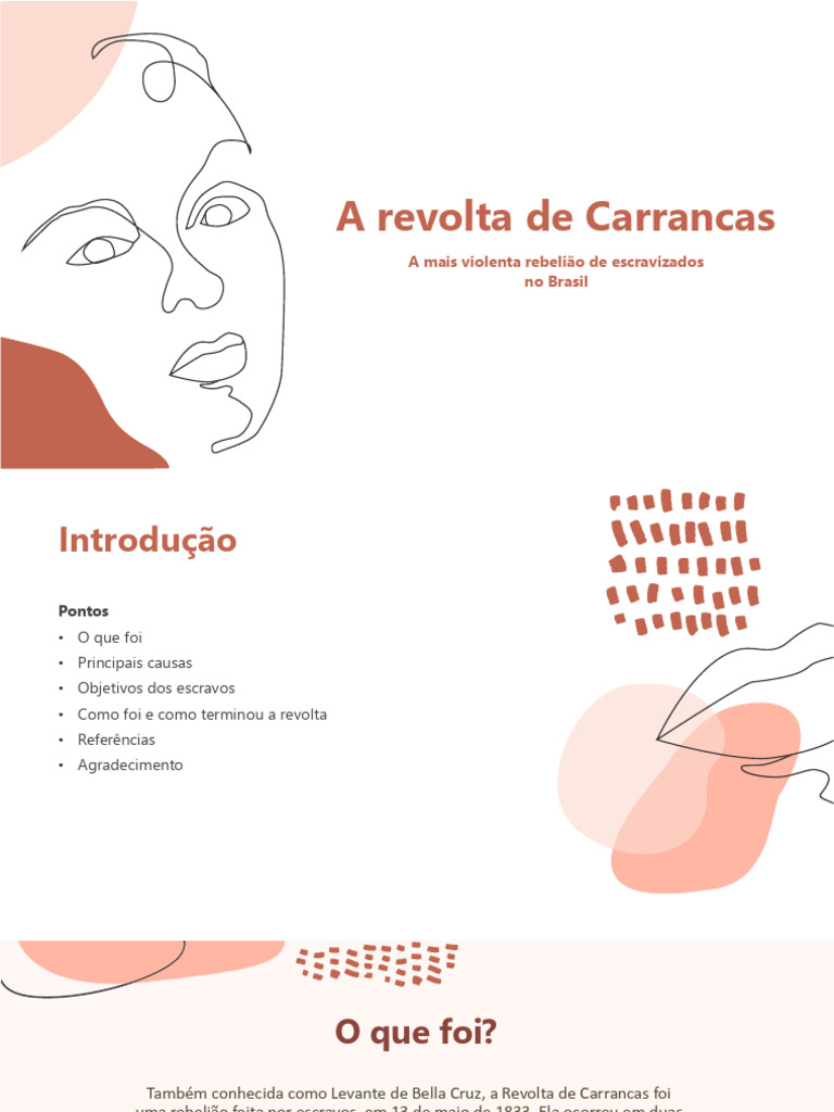 Revolta de Carrancas: Causas e Consequências | PDF | Escravidão | Brasil