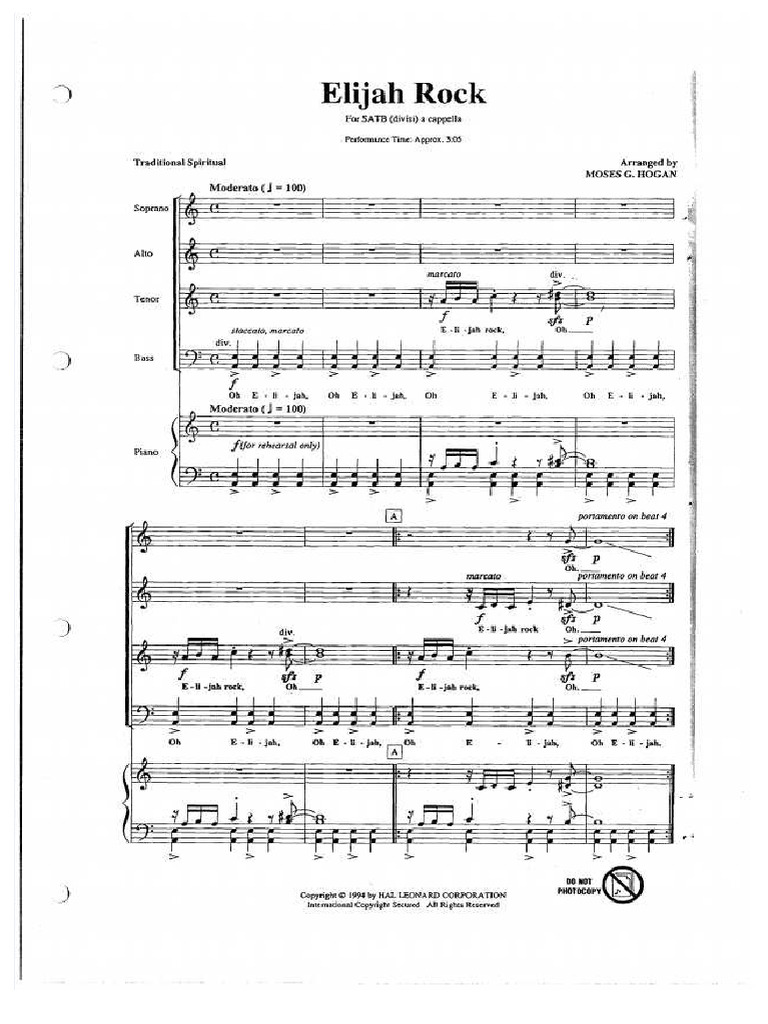 Elijah Rock | PDF