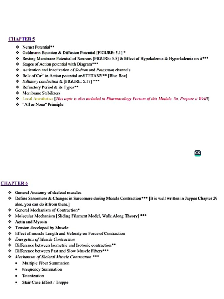 Block 2 Guidelines Physio | PDF