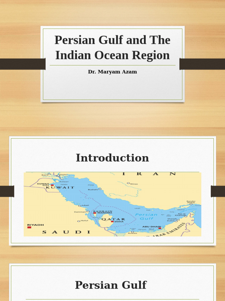IOR and Persian Gulf | PDF