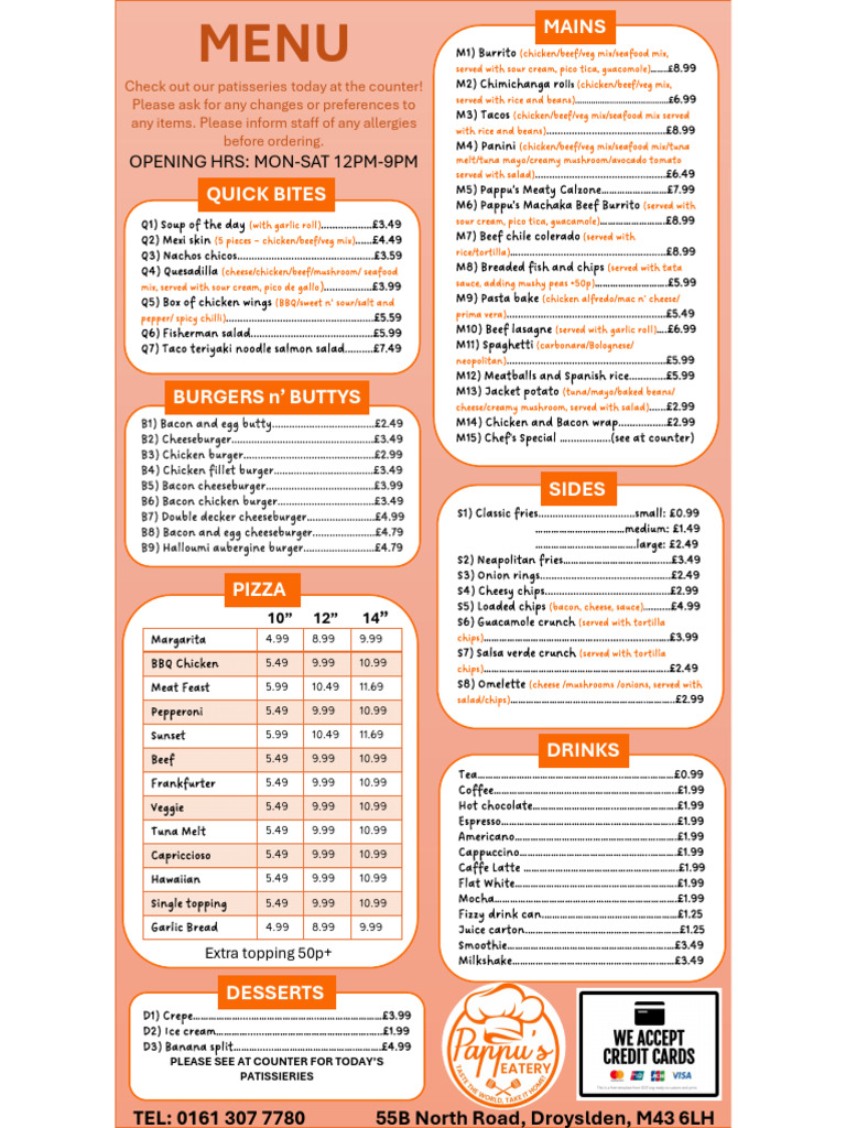 Menu Final 20.04 | PDF