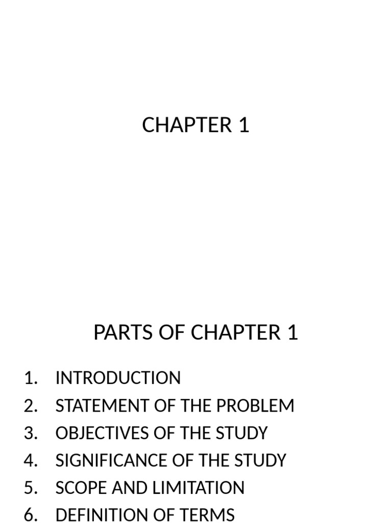 Chapter 1 | PDF