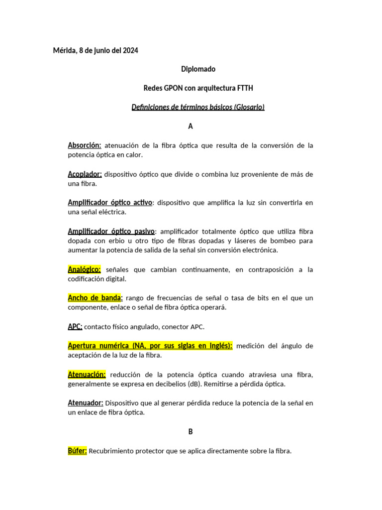 Glosario de Terminos Basicos | PDF