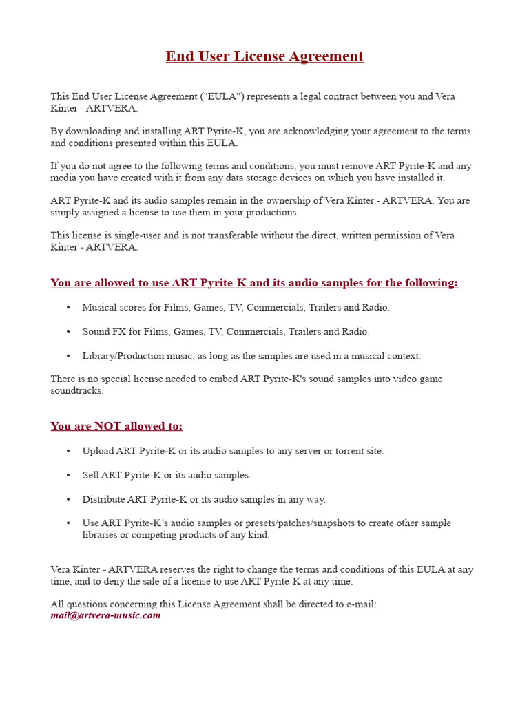 Eula | PDF