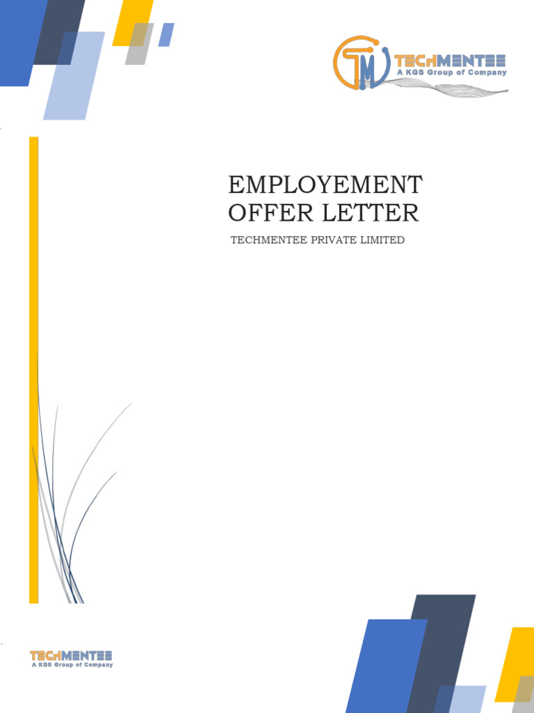 Techmentee Offer Letter (ASUTOSH RATH) | PDF | Employment | Business