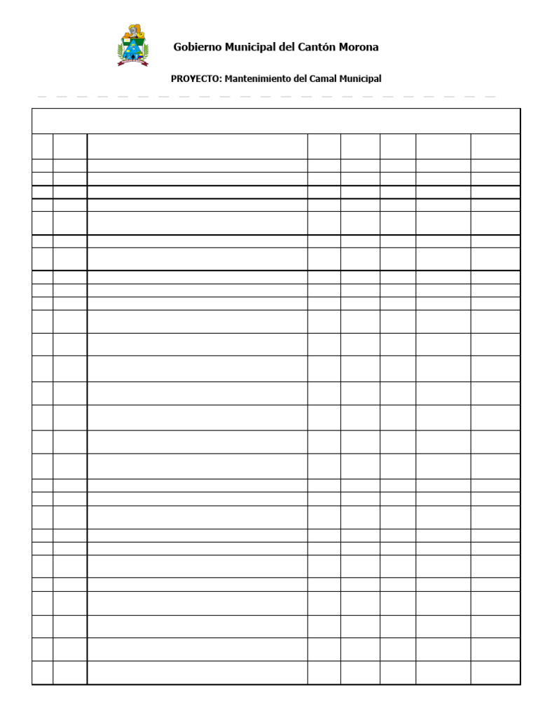 Gobierno Municipal Del Cantón Morona | PDF