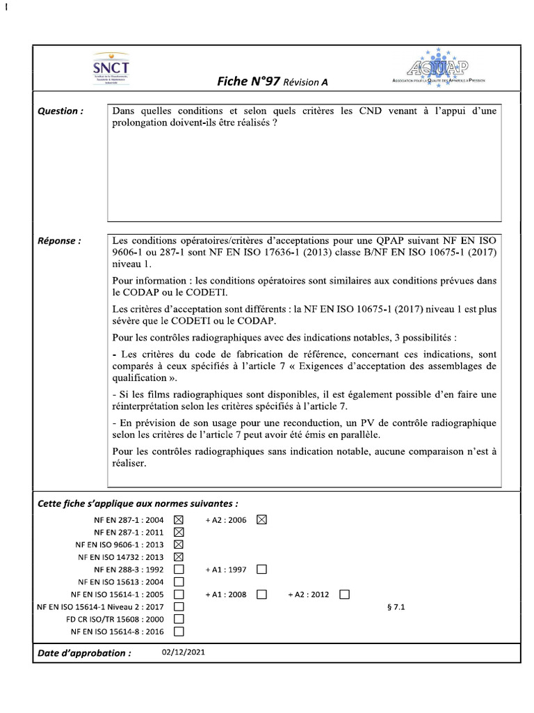 Fiche AQUAP N°97 Reva | PDF