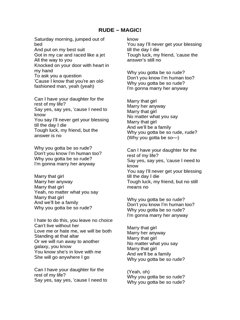 RUDE MAGIC | PDF