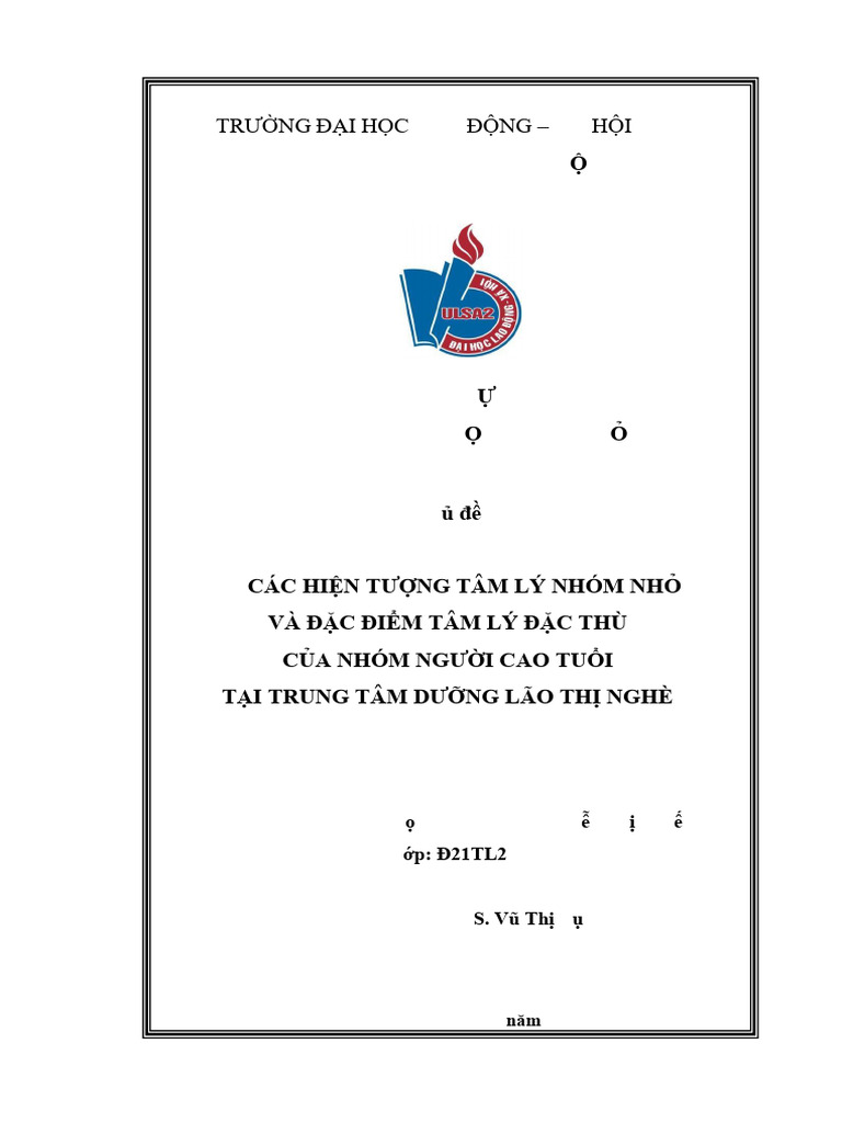 Bcth Tlh Nhóm Nhỏ | PDF