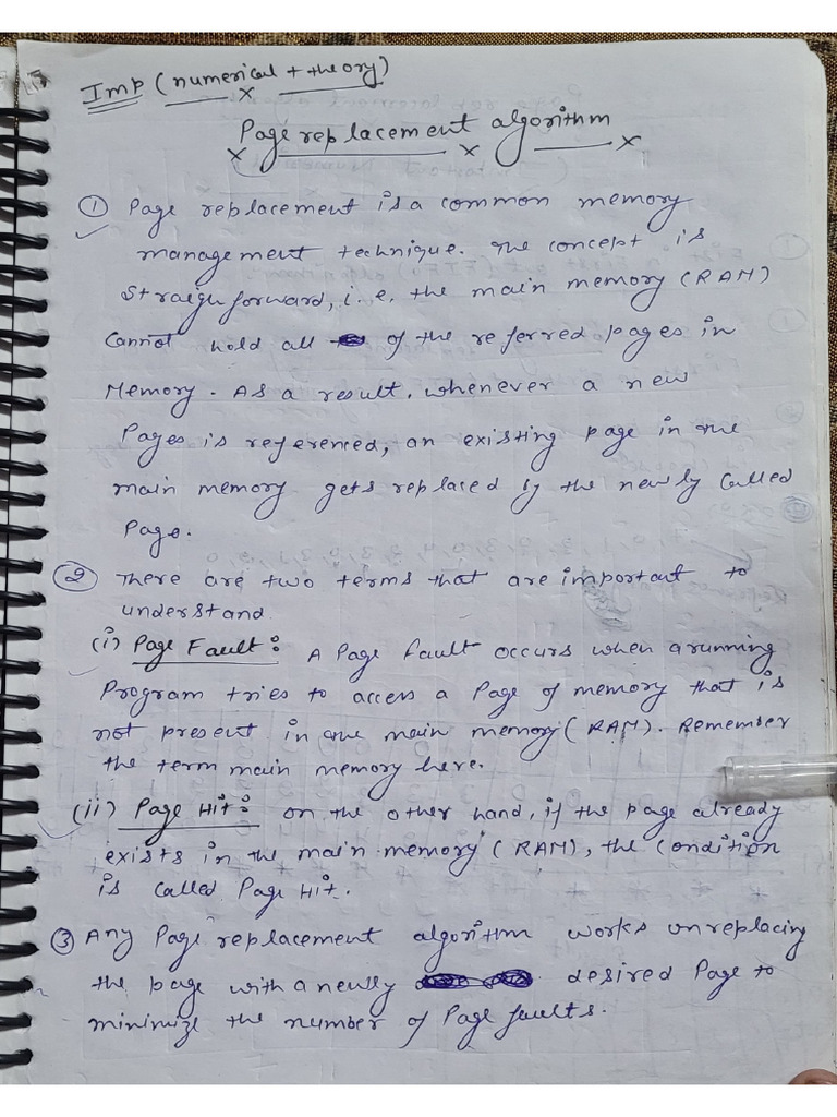 Operating System Unit 4 Numerical | PDF