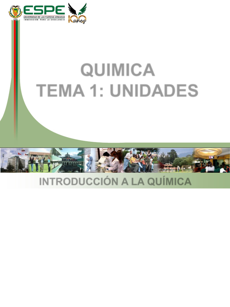 Tema 1 Quimica - Unidades Fisicas | PDF