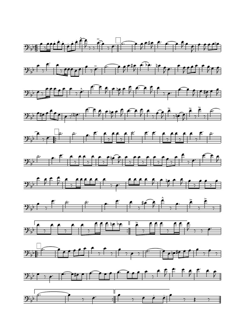 Hno. C.I.M. - 1st Tenor Trombone | PDF