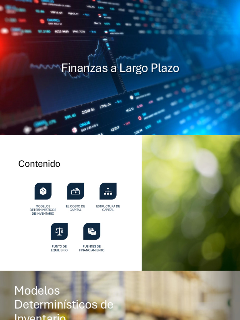 Finanzas: Modelos y Costo de Capital | PDF | Business | Finanzas y dinero
