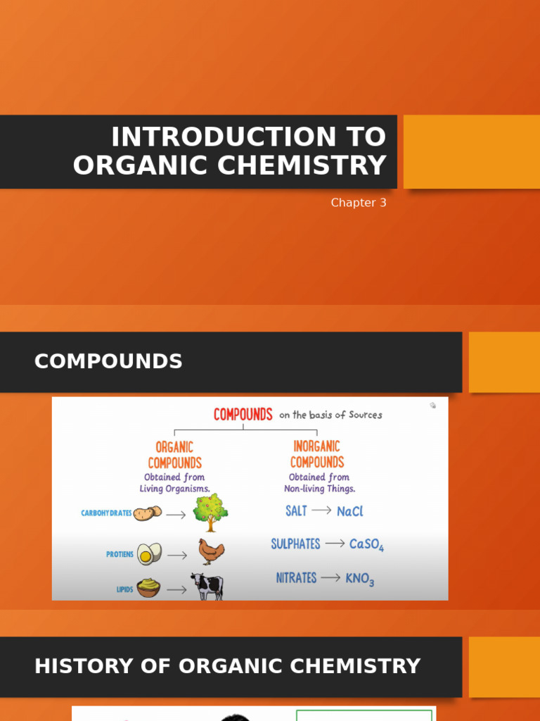 Chapter 3 - Introduction To Organic Chemistry | PDF