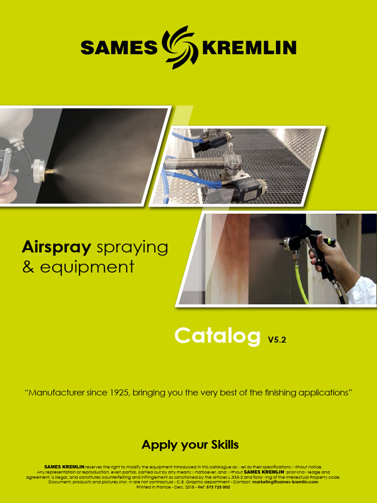 Catalog Airspray SAMES KREMLIN V5 2018 | PDF