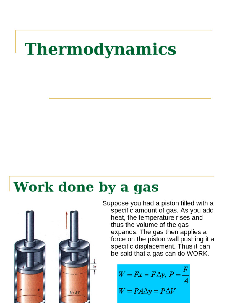 Thermodynamics | PDF