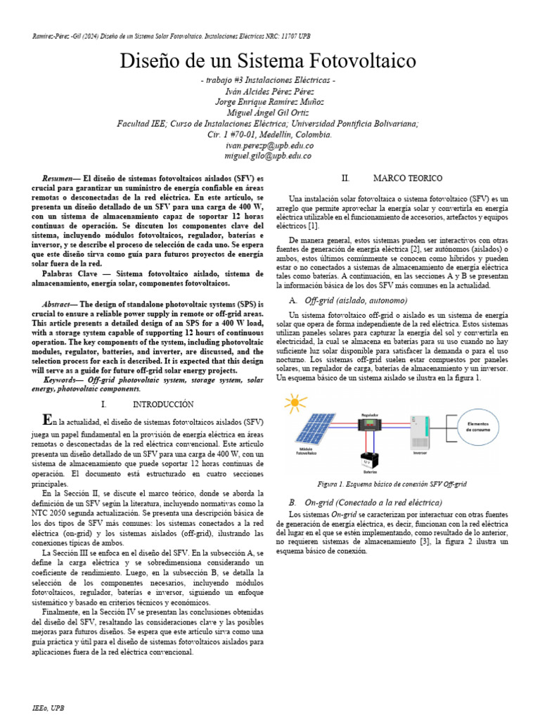 Trabajo 3 Ie VF | PDF