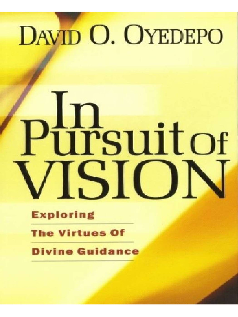 A La Poursuite de La Vision - David Oyedepo | PDF