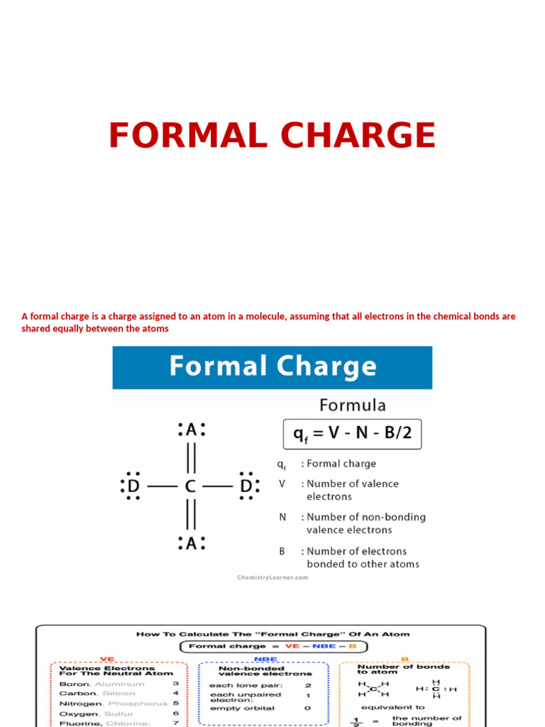 FORMAL CHARGE | PDF