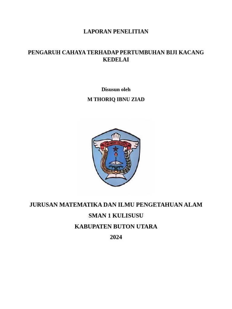 Penelitian Biologi Cepy | PDF
