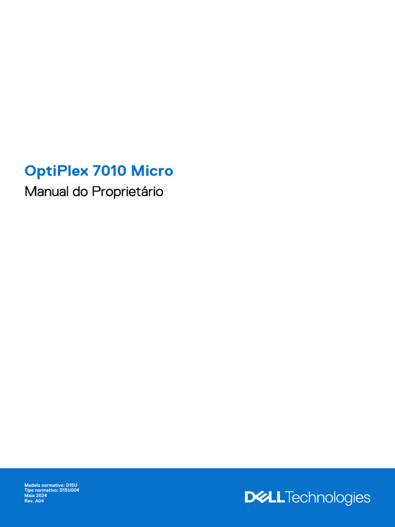 OptiPlex 7010 Micro Owner's Manual | PDF | Electronics | Intel
