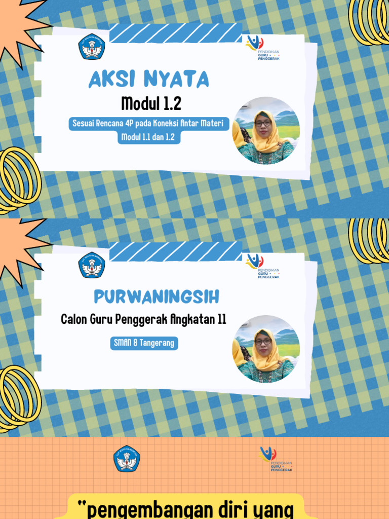 Aksi Nyata Modul 1.2 Purwaningsih PDF | PDF