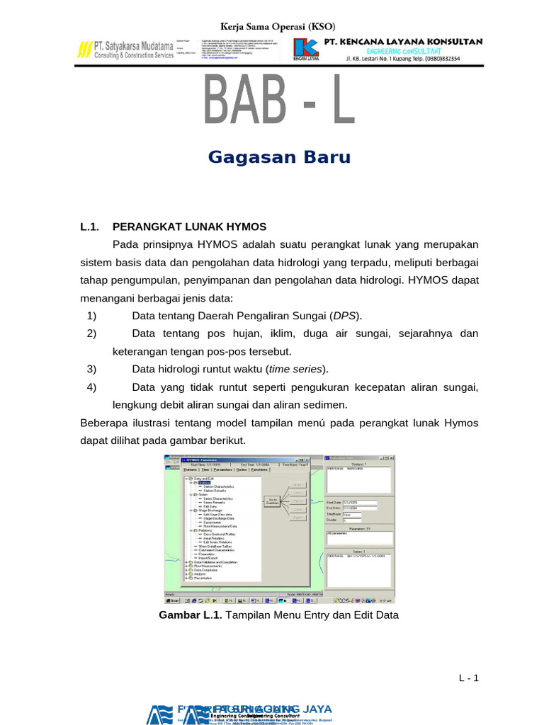 Masterplan Pengendalian Banjir DAS Sampanahan Kab. Kotabaru - BAB L. Gagasan Baru | PDF