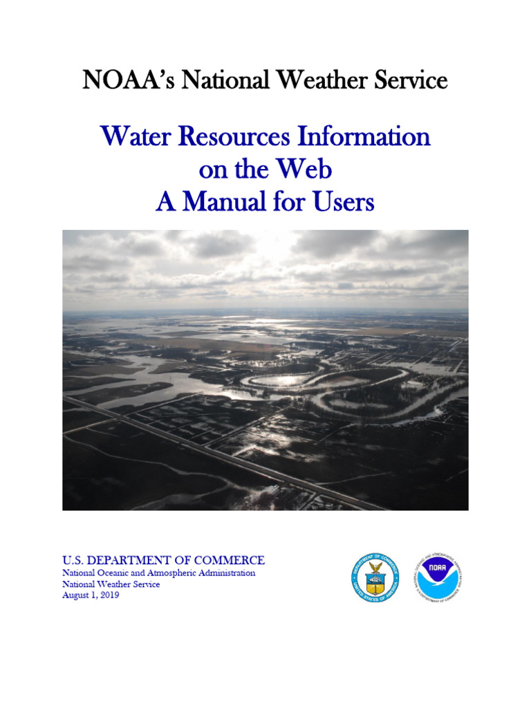 NOAA Water Resources User Manual | PDF | National Weather Service | Law