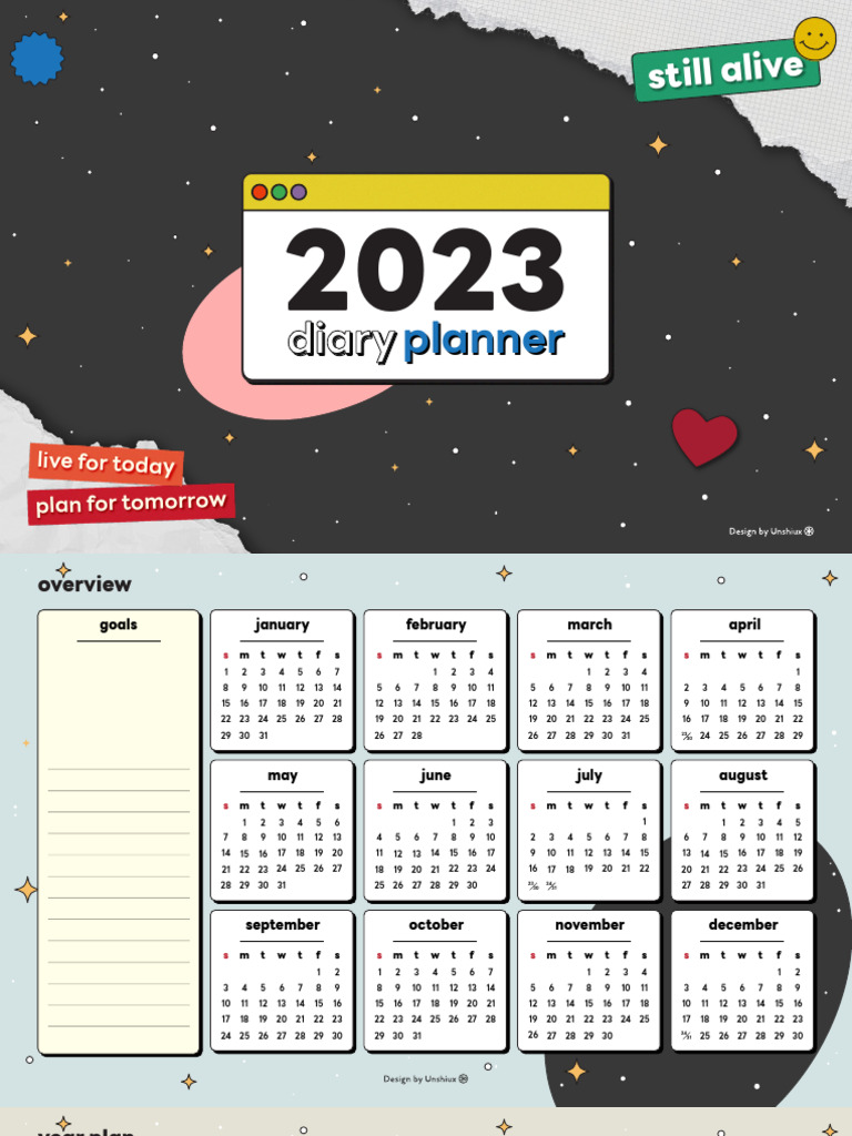 2023 Diary Planner by Unshiux | PDF